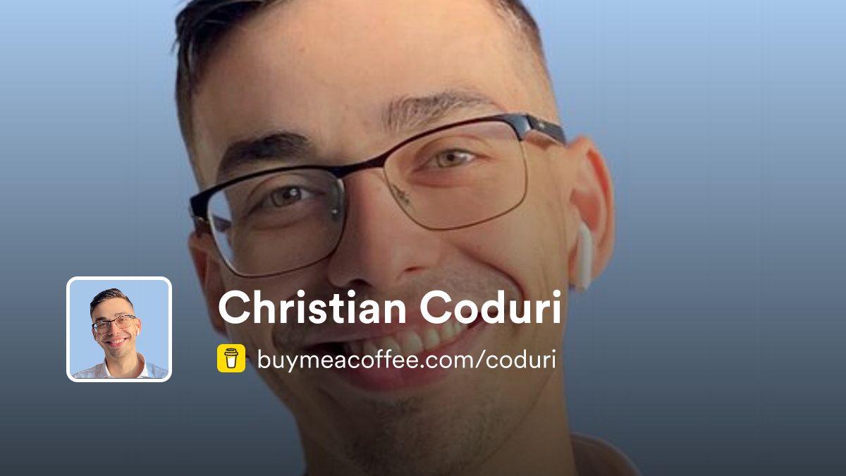Christian Coduri - Buymeacoffee