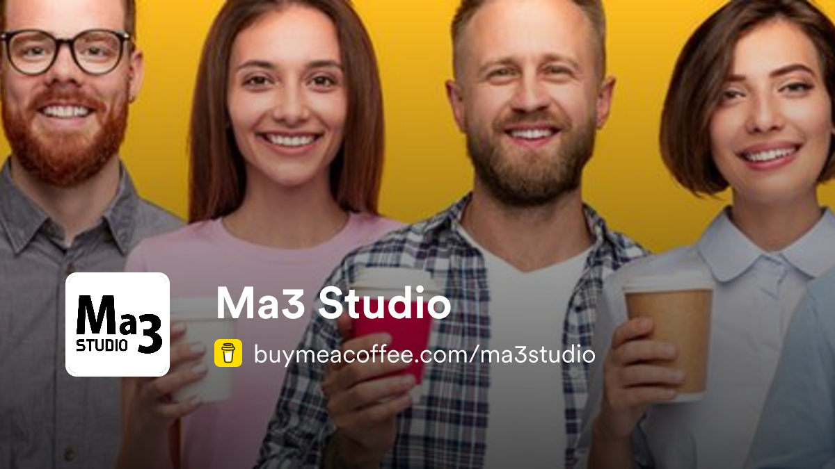 Ma3 Studio - Buymeacoffee