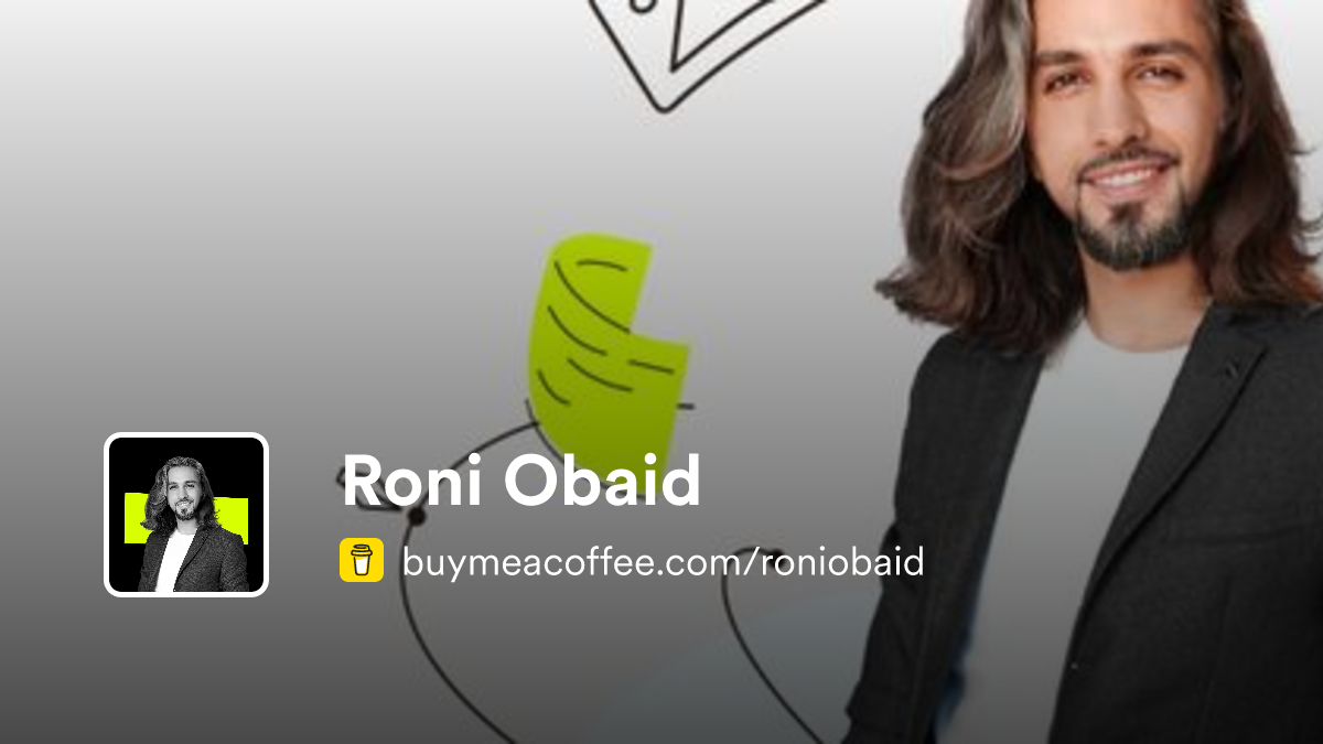 Roni Obaid - Buymeacoffee