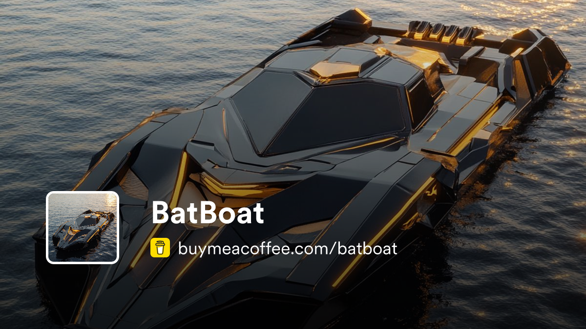 BatBoat - Buymeacoffee