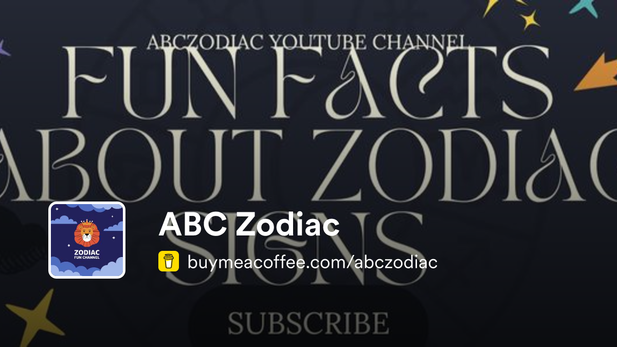 ABC Zodiac - Buymeacoffee