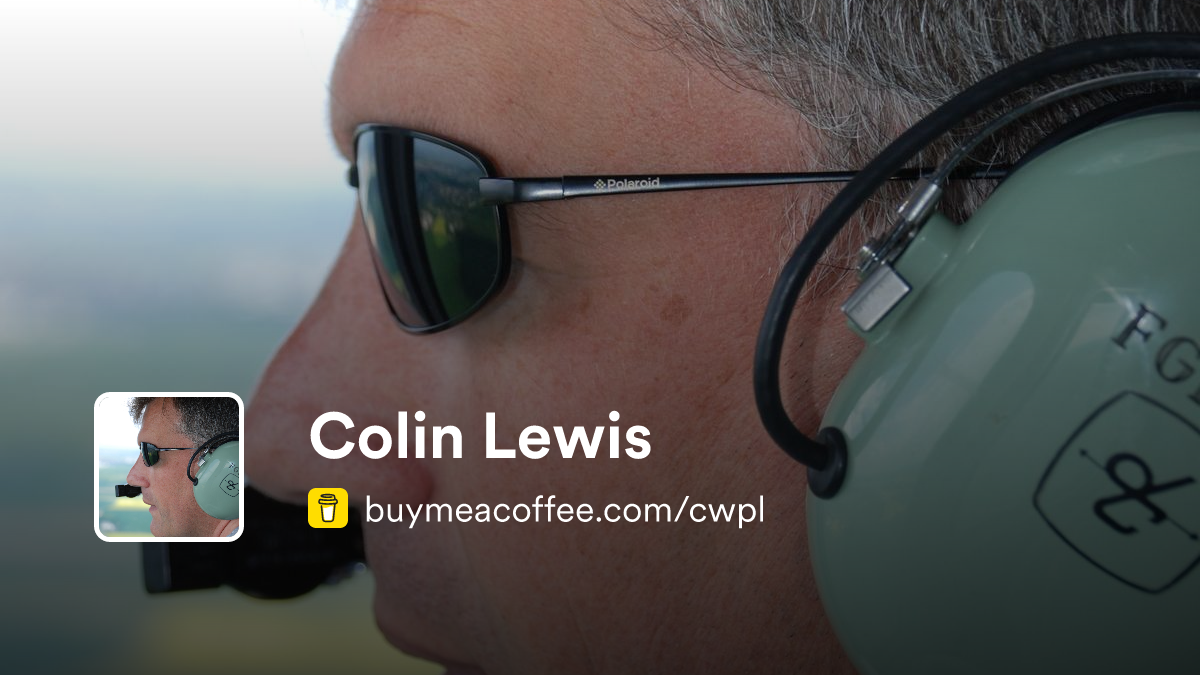 Colin Lewis - Buymeacoffee