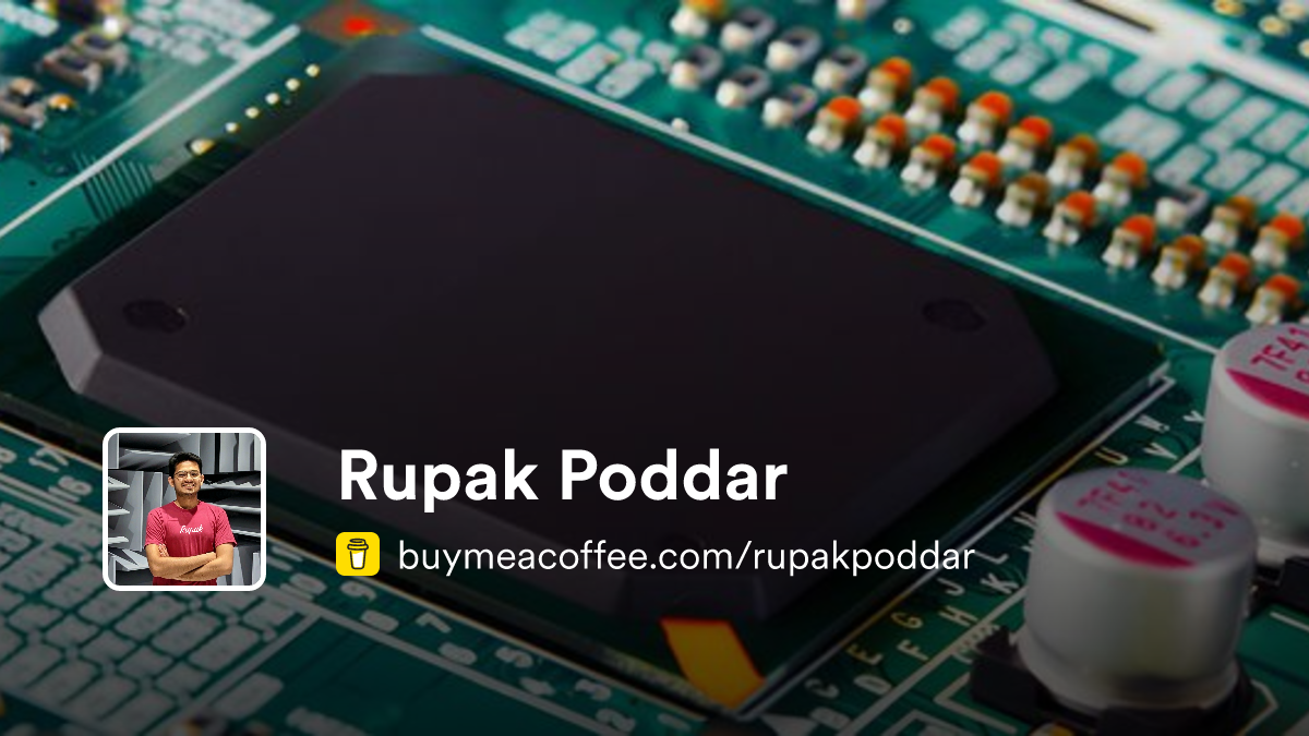 Rupak Poddar - Buymeacoffee