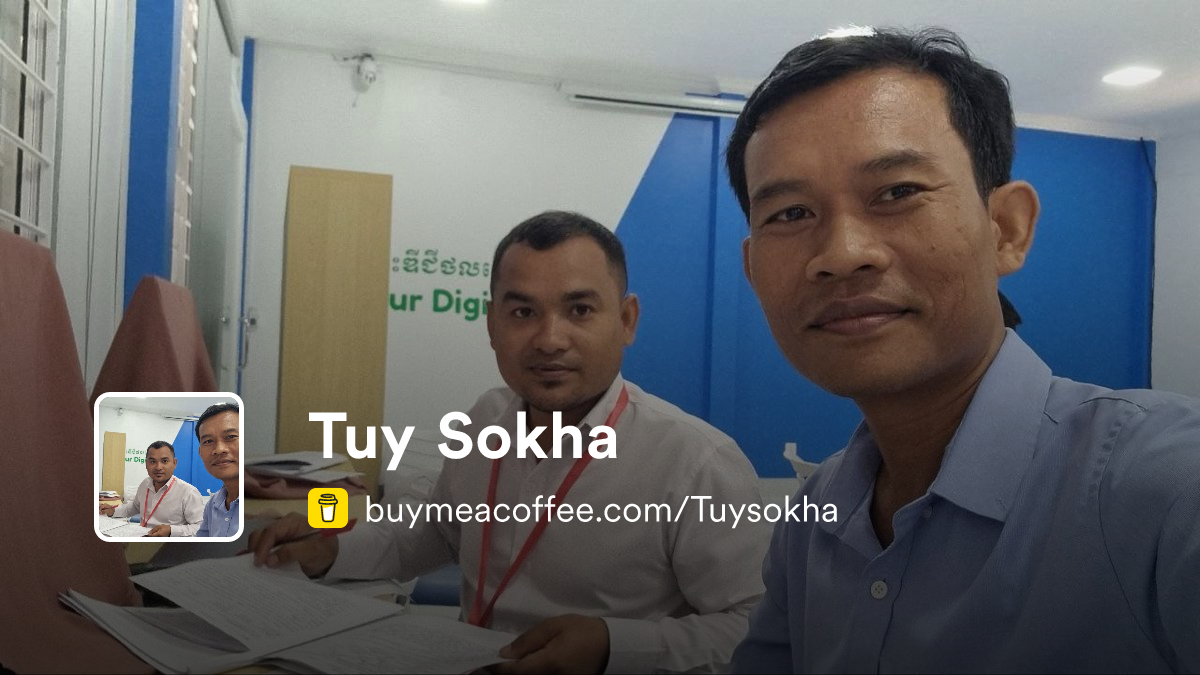 Tuy Sokha - Buymeacoffee