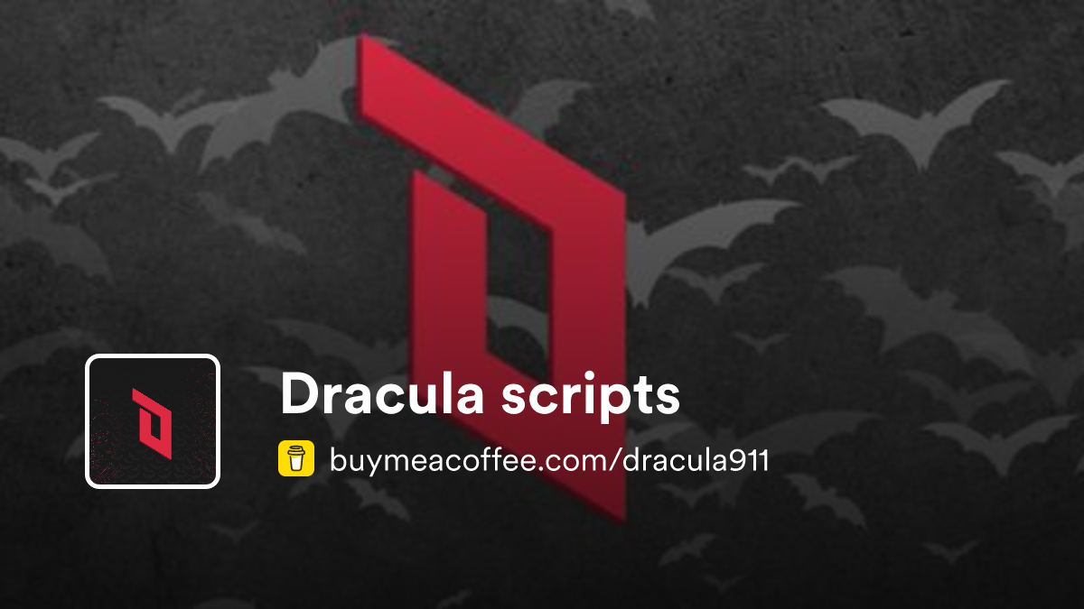 Extras | Dracula scripts - Buymeacoffee