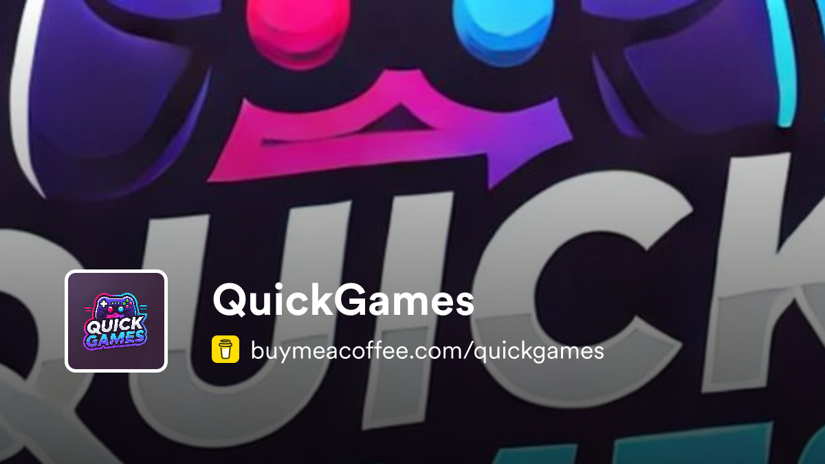 QuickGames - Buymeacoffee
