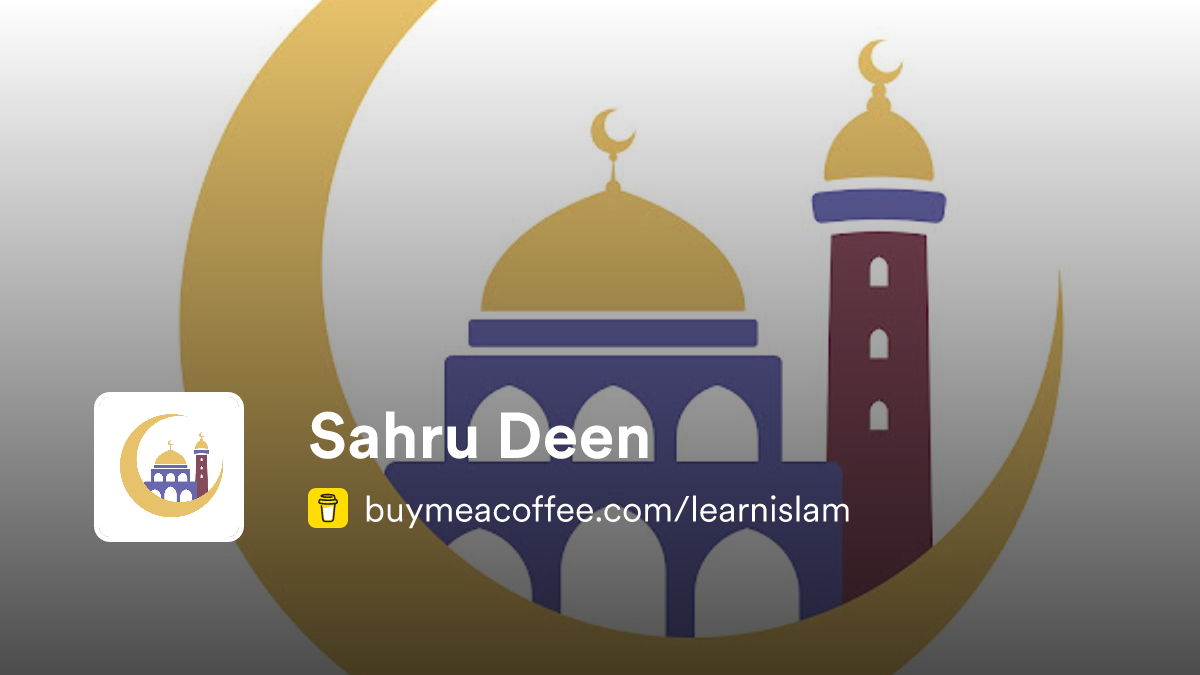 Sahru Deen - Buymeacoffee