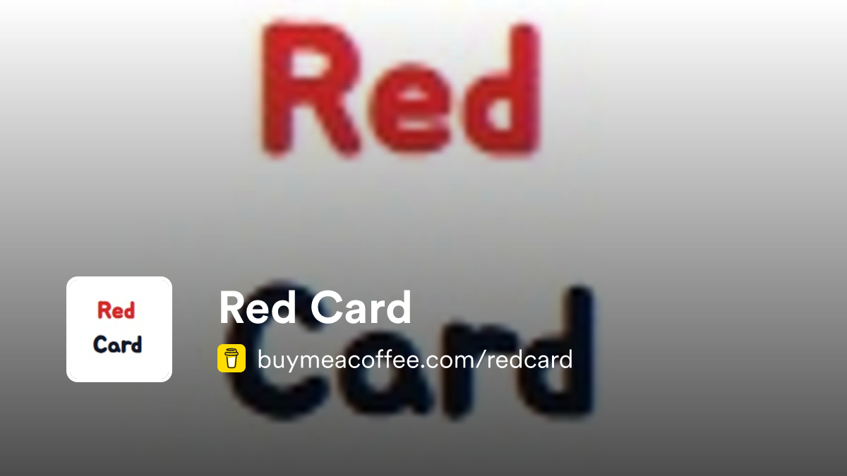 Red Card is 민주주의의 진실한 기록 Archiving democracy and truth - Buymeacoffee