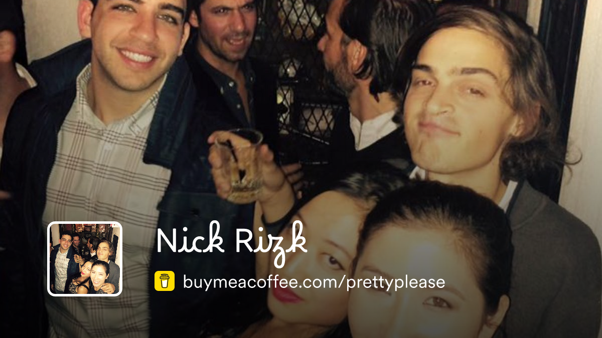 Nick Rizk - Buymeacoffee