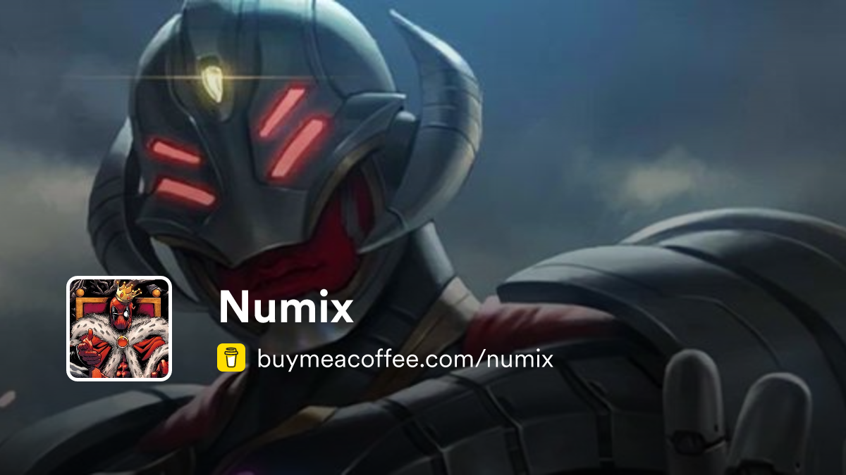 Numix is Creating Fiction and YouTube Content and Art - Buymeacoffee