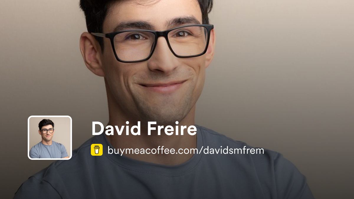 David Freire - Buymeacoffee