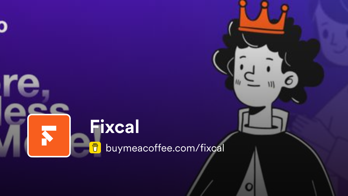 Fixcal - Buymeacoffee