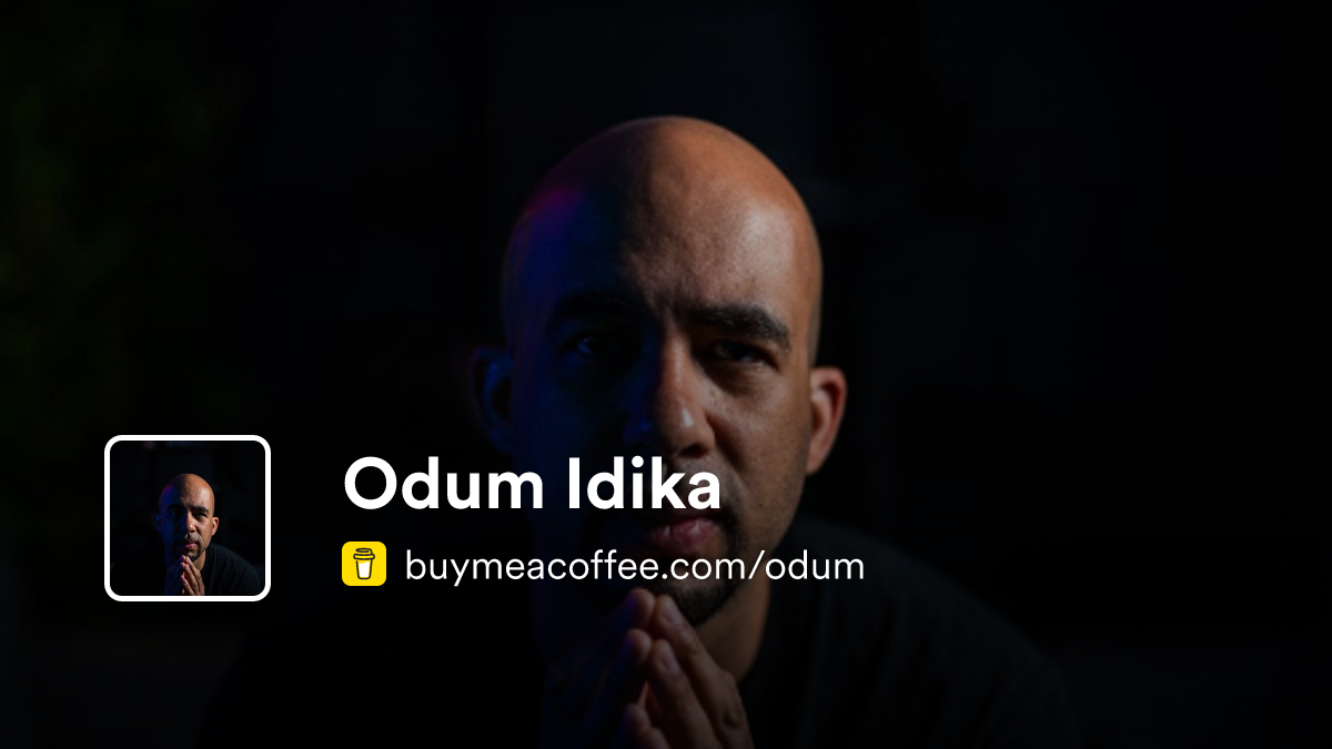 Odum Idika - Buymeacoffee