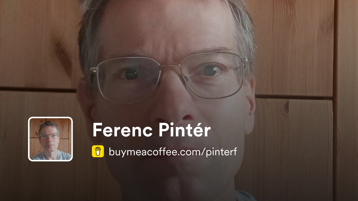 Ferenc Pintér - Buymeacoffee