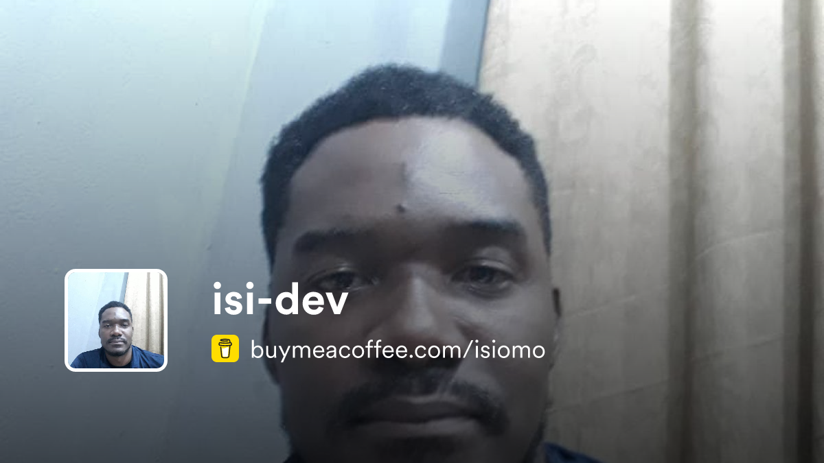 isi-dev - Buymeacoffee