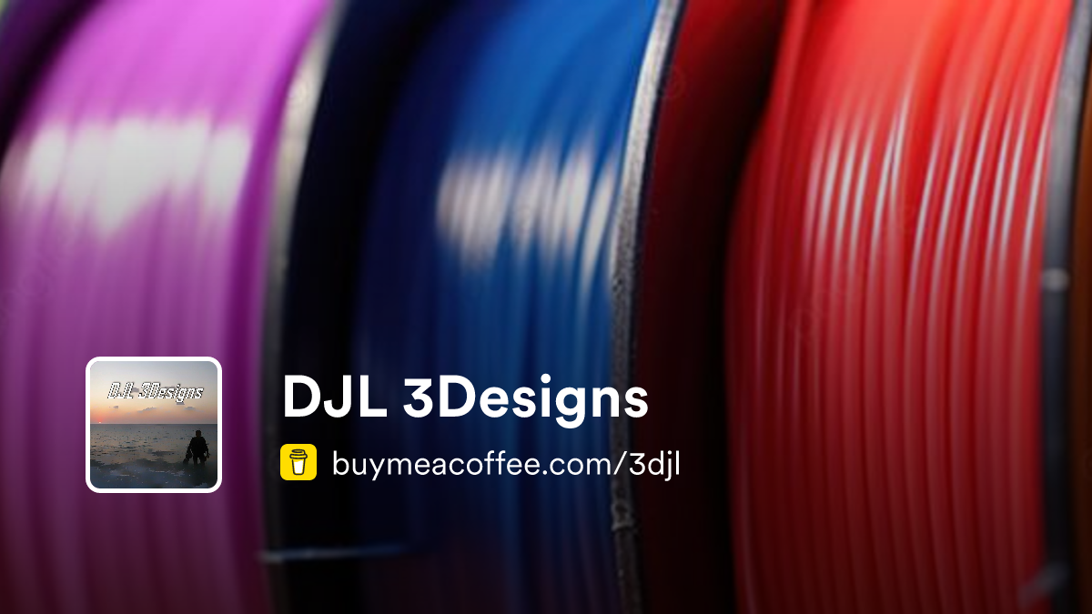 DJL 3Designs is designing and uploading functional and usefull 3D ...