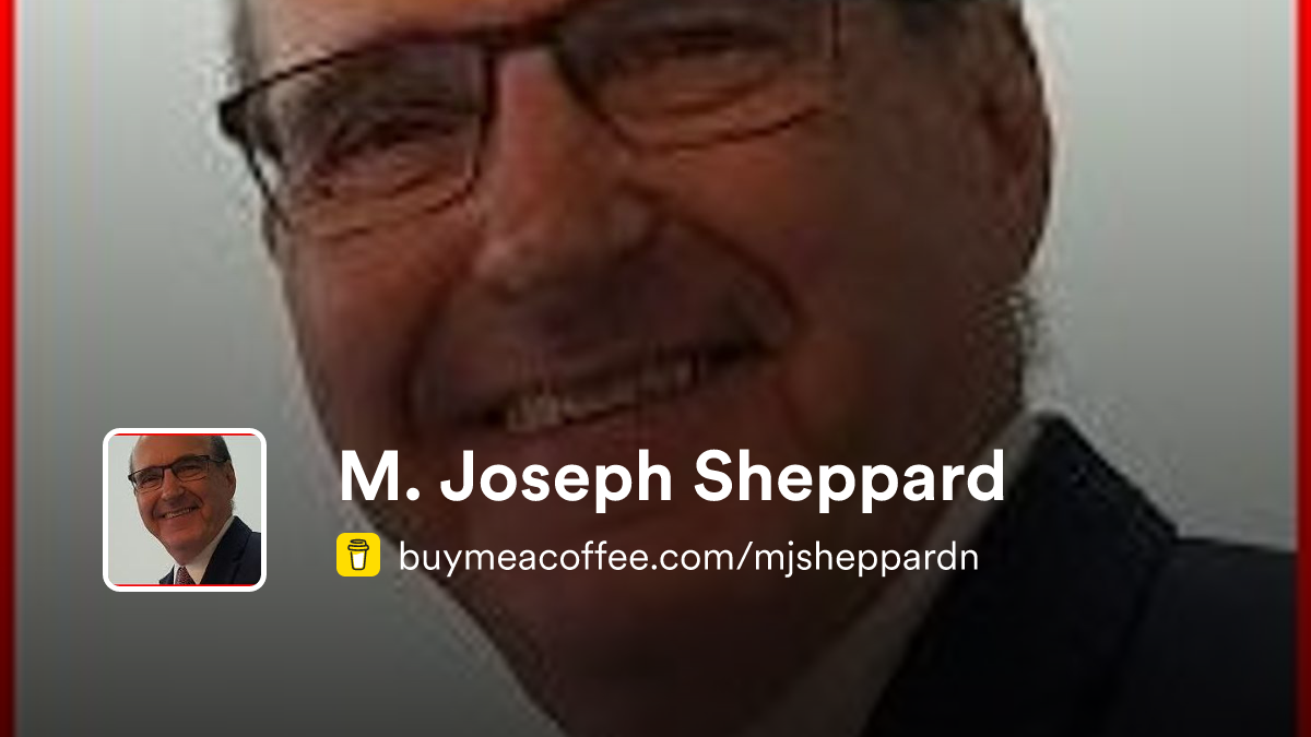 M. Joseph Sheppard - Buymeacoffee