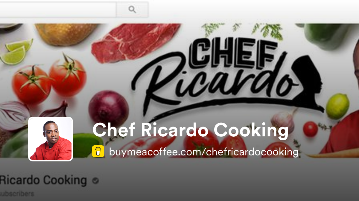 Chef Ricardo Cooking - Buymeacoffee