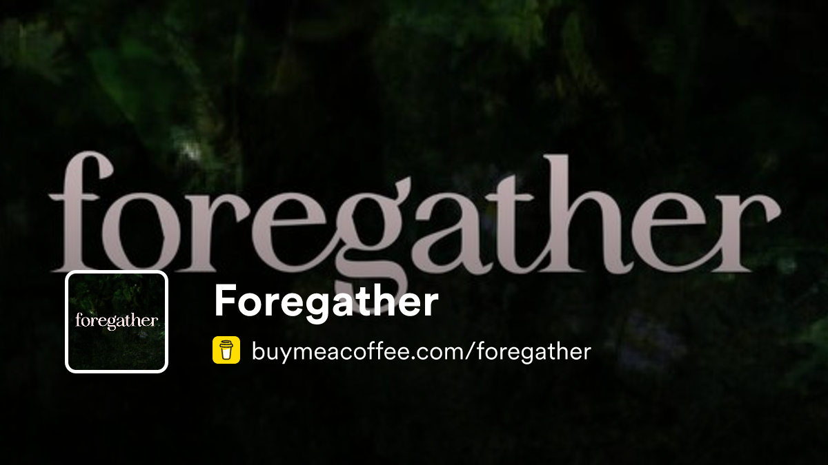 Foregather - Buymeacoffee