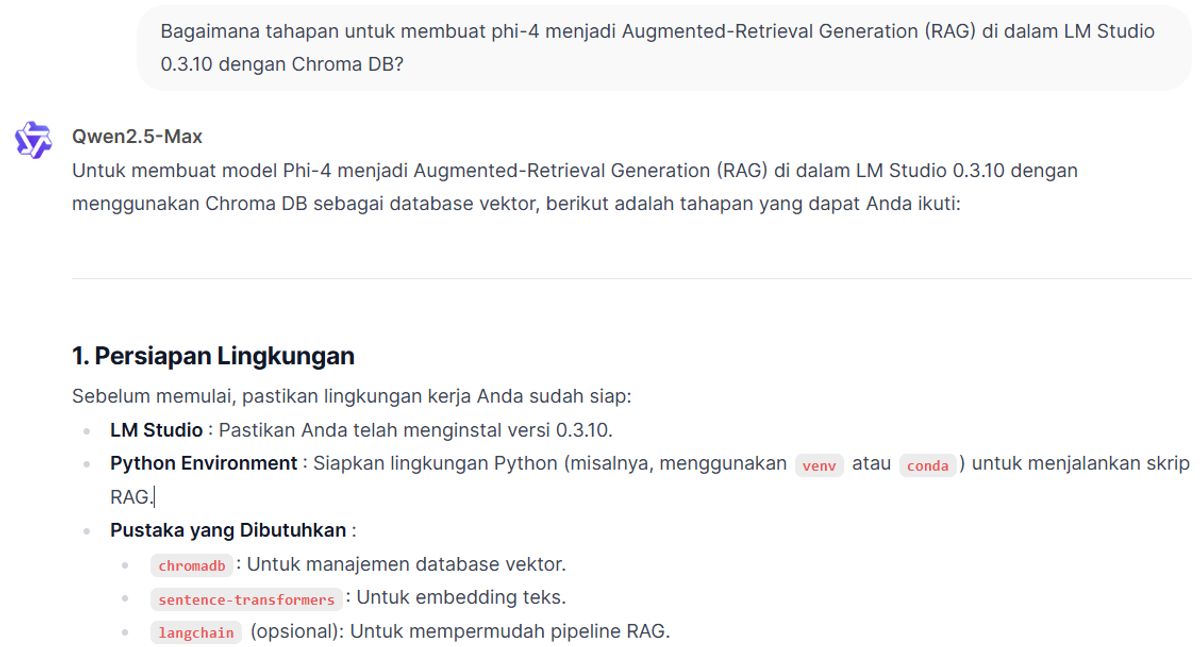 Tahapan Phi-4 menjadi RAG — Pembelajar Seumur Hidup - Buymeacoffee