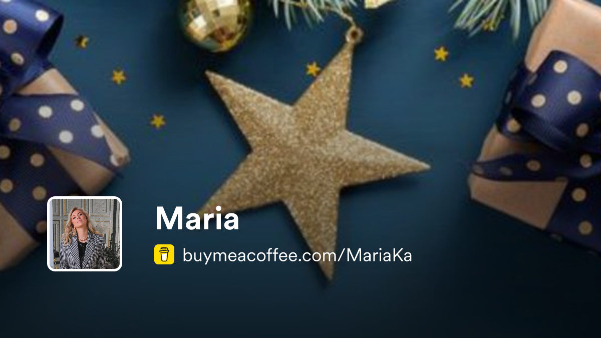 Maria - Buymeacoffee