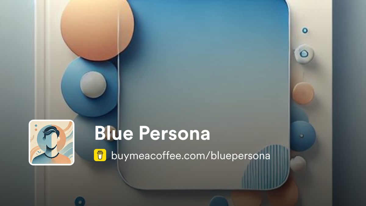 Blue Persona - Buymeacoffee