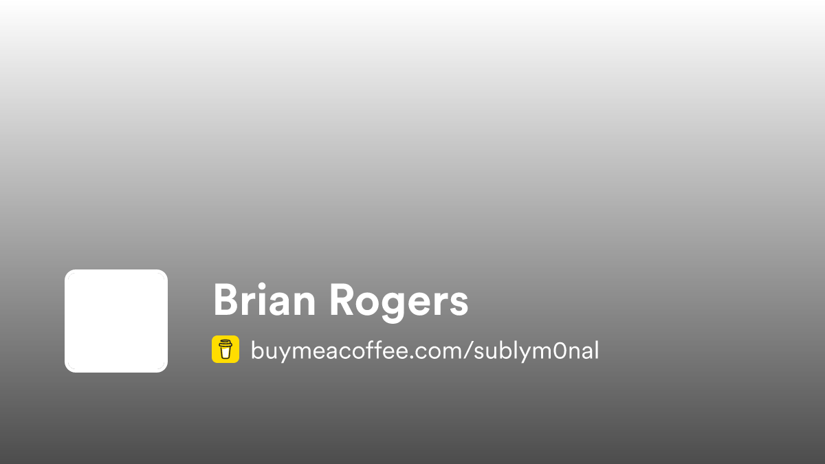 Brian Rogers is Creating free and open source Chocolatey packages - Buymeacoffee