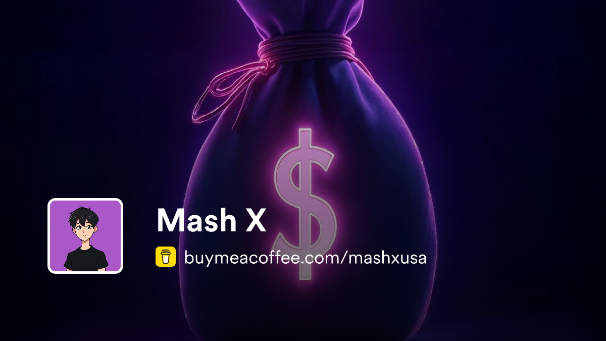 Mash X - Buymeacoffee
