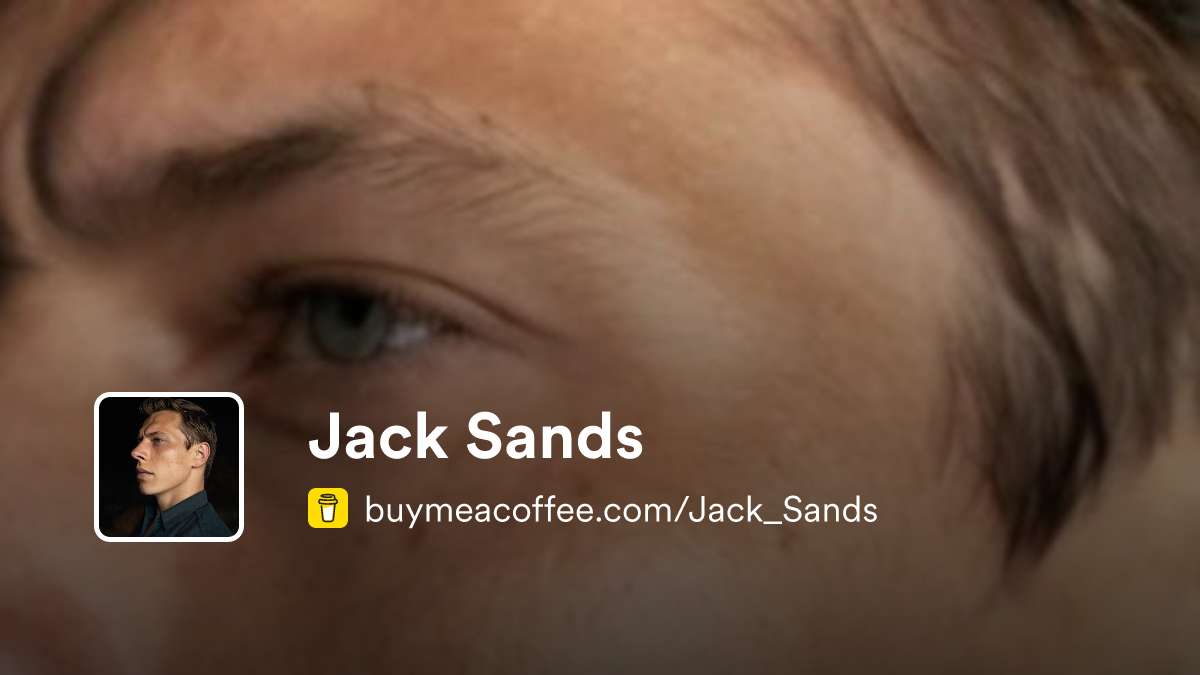 Jack Sands - Buymeacoffee