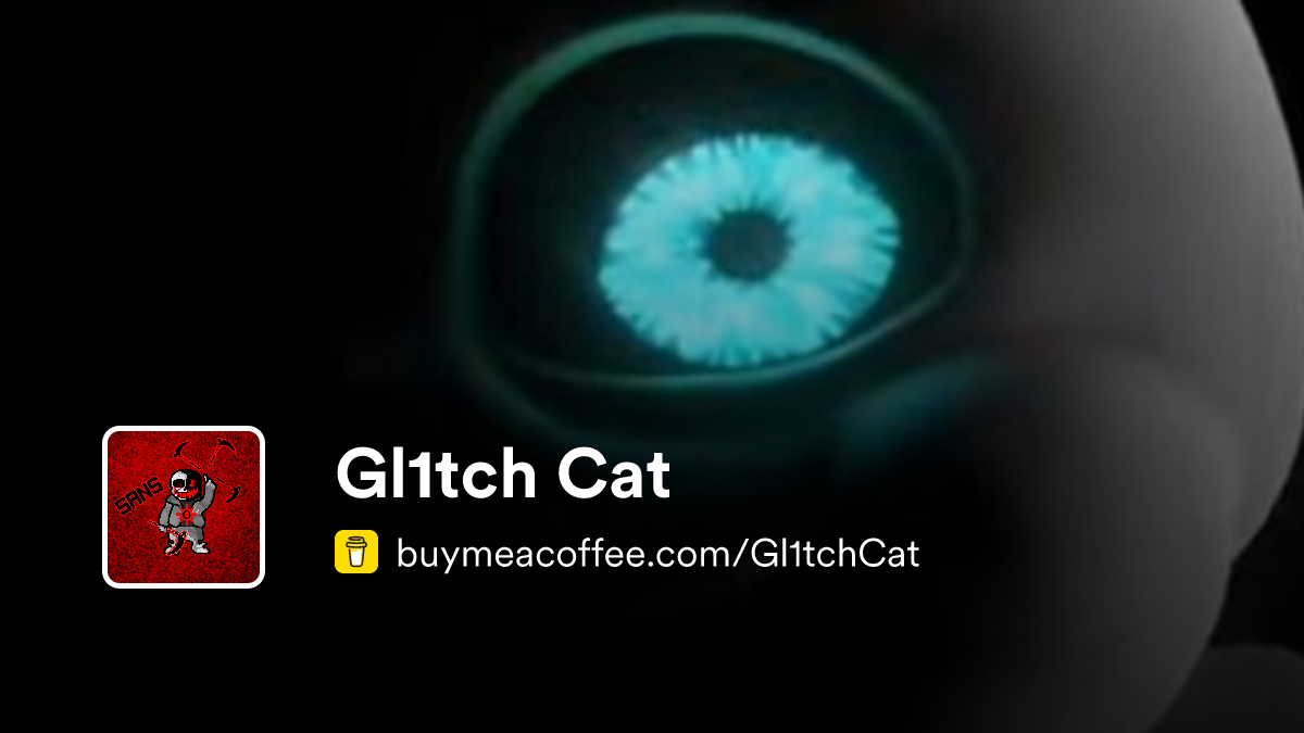 Gl1tch Cat - Buymeacoffee