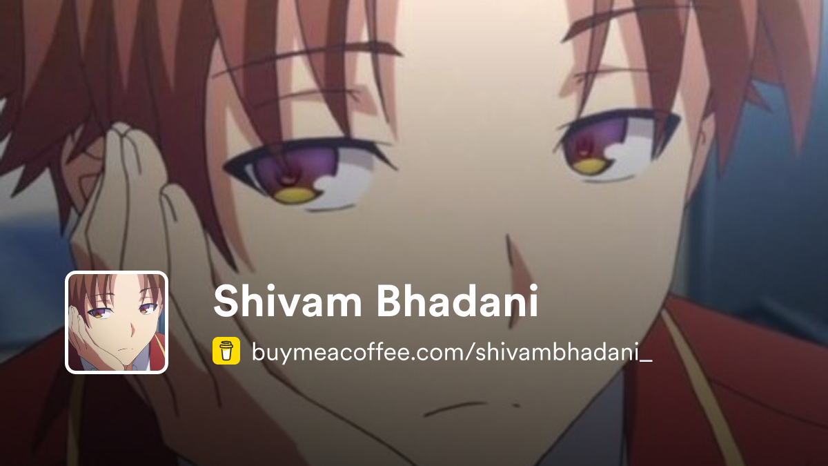 Shivam Bhadani - Buymeacoffee