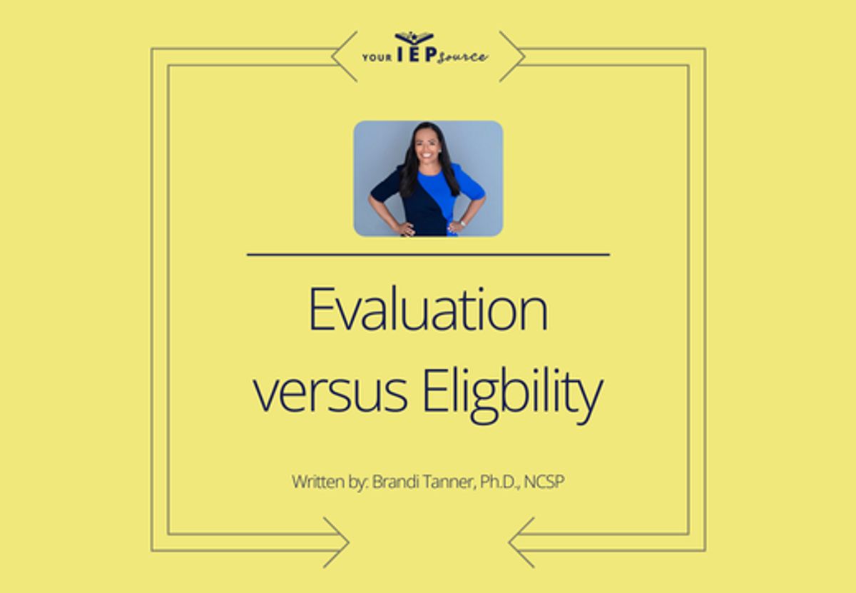 Evaluation versus Eligibility — Brandi Tanner, Ph.D., NCSP - Buymeacoffee