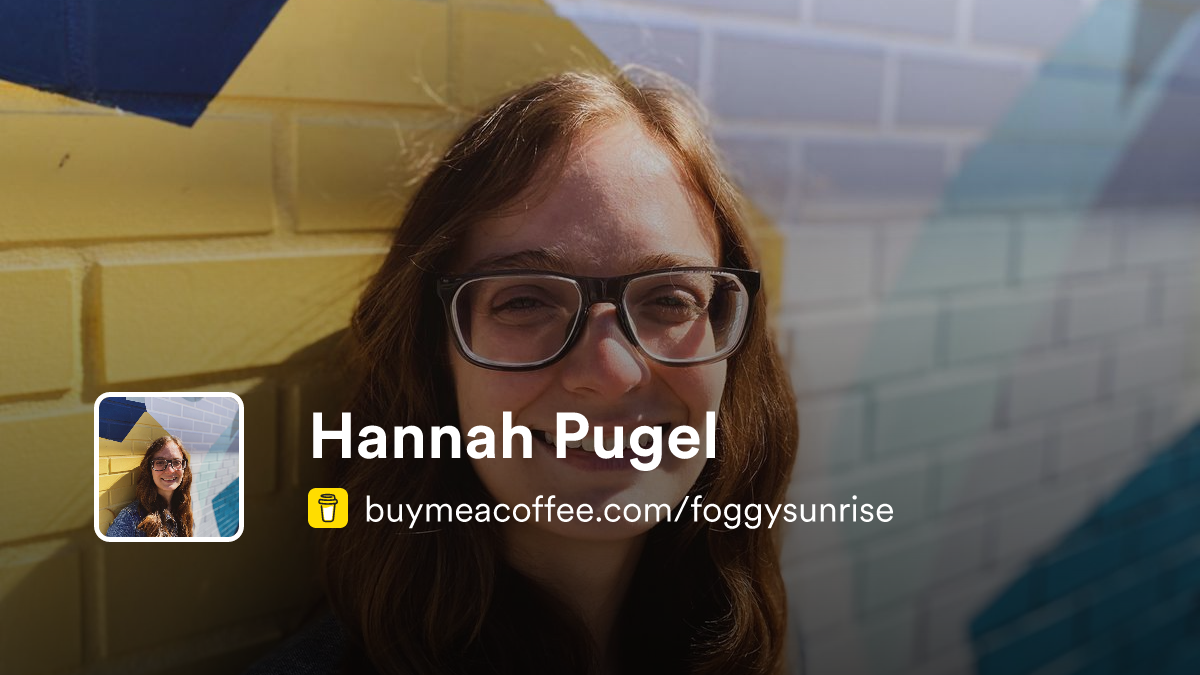 Hannah Pugel - Buymeacoffee