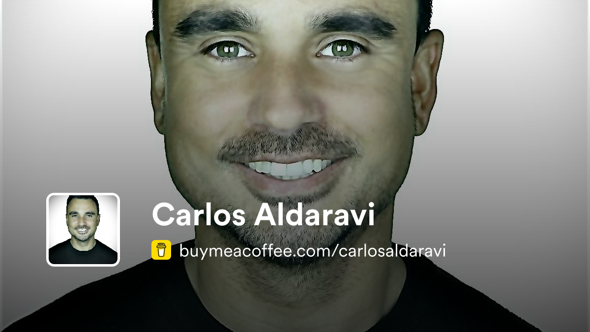 Carlos Aldaravi - Buymeacoffee