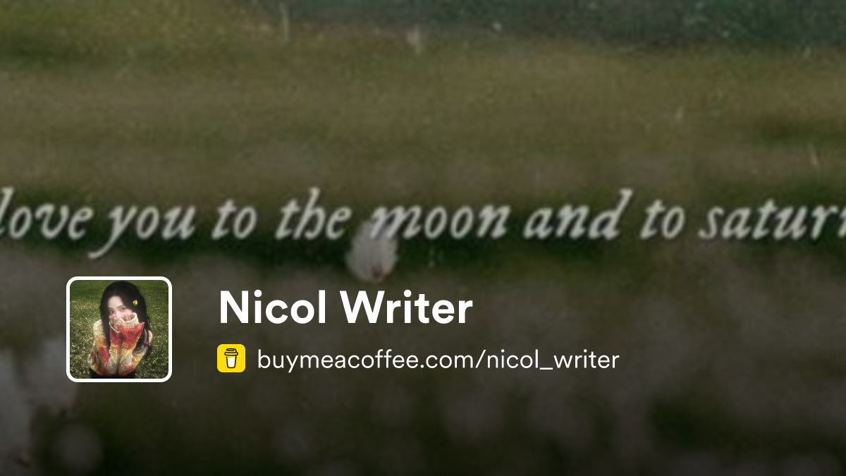 Nicol Writer - Buymeacoffee