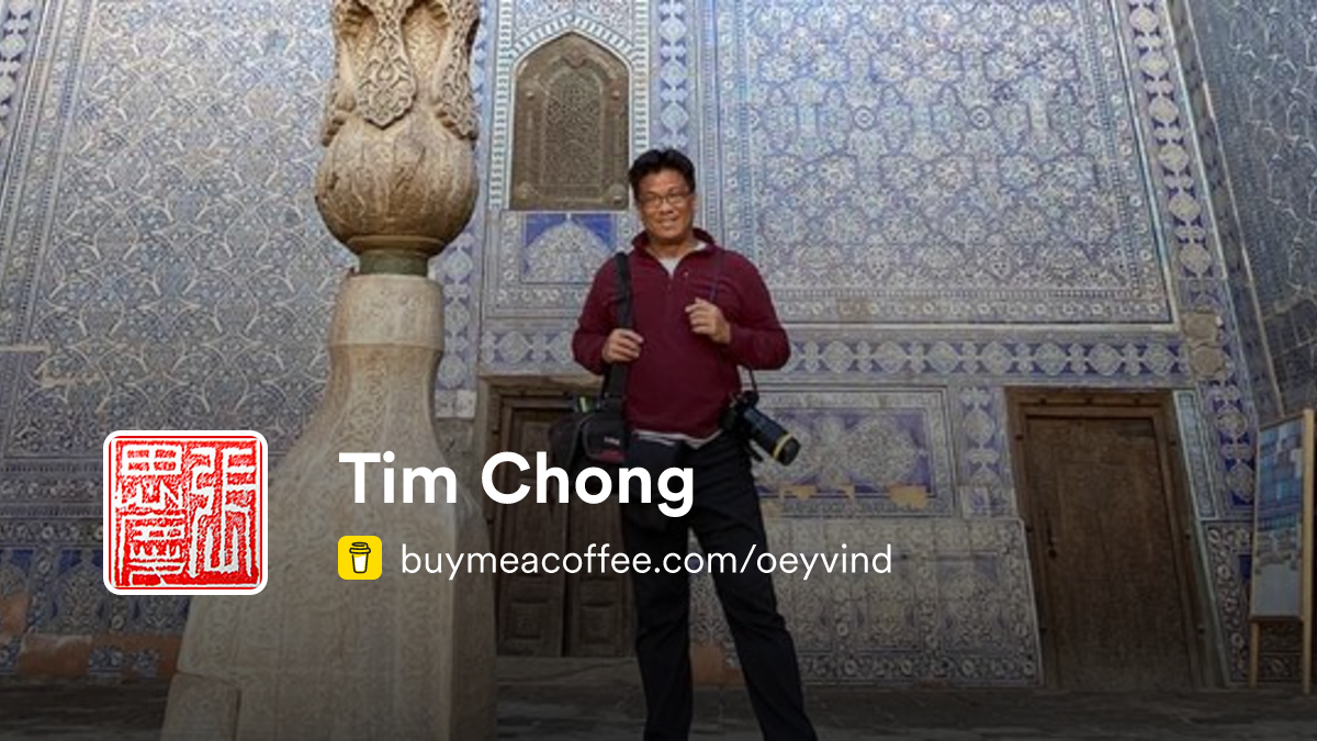 Tim Chong - Buymeacoffee