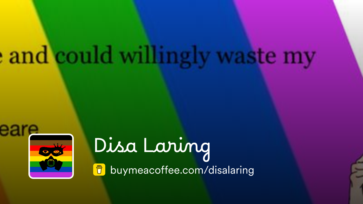 Disa Laring is Stories, books and art - Buymeacoffee