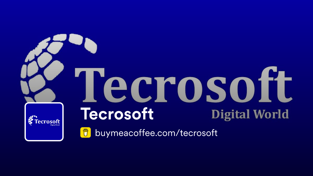 Extras | Tecrosoft - Buymeacoffee