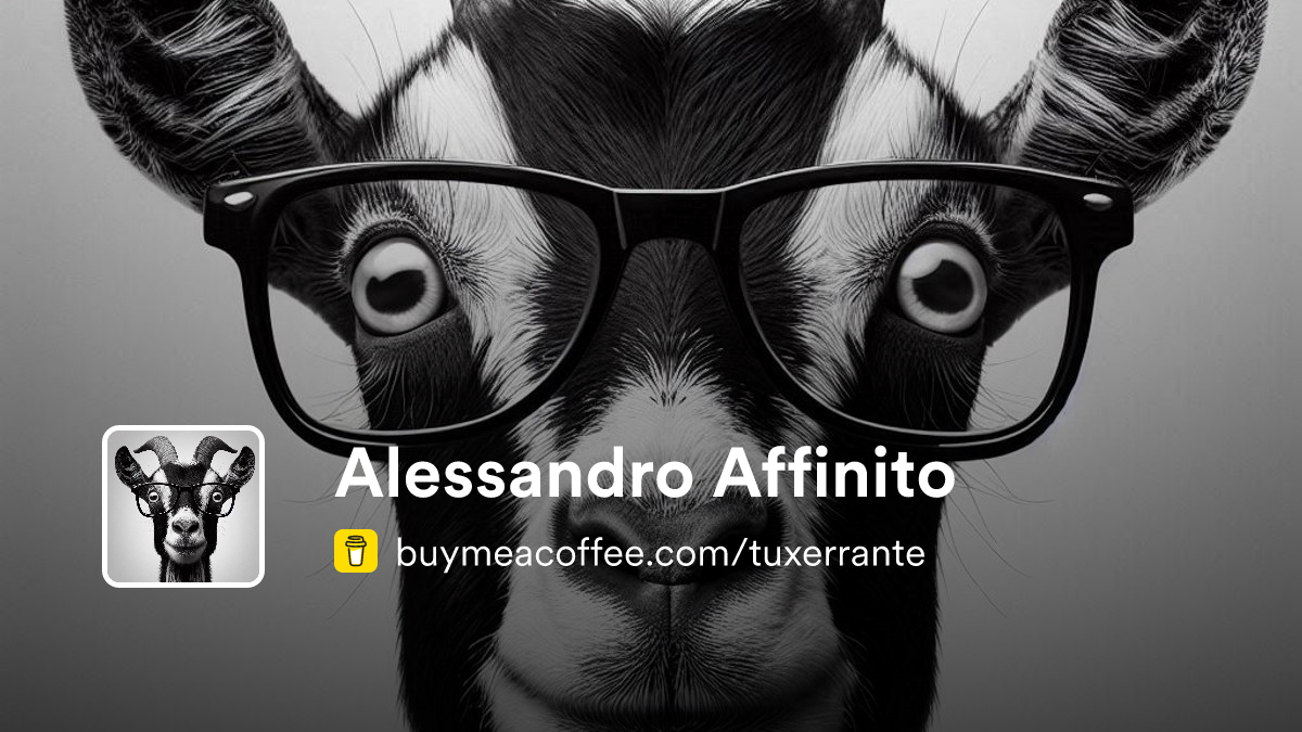 Alessandro Affinito - Buymeacoffee
