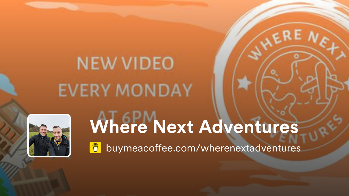 Where Next Adventures - Buymeacoffee