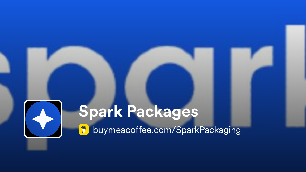 Spark Packages - Buymeacoffee