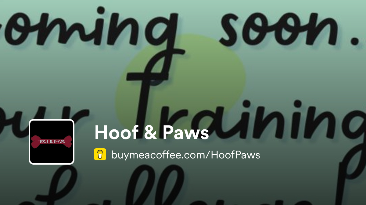 Membership | Hoof & Paws - Buymeacoffee