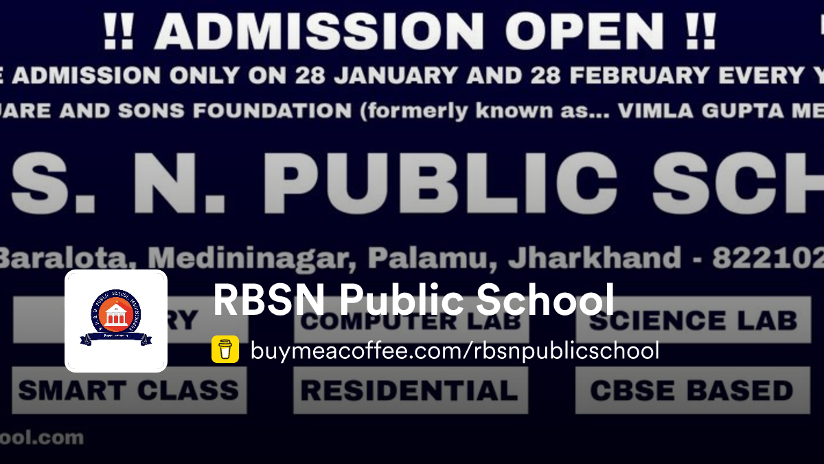 RBSN Public School - Buymeacoffee