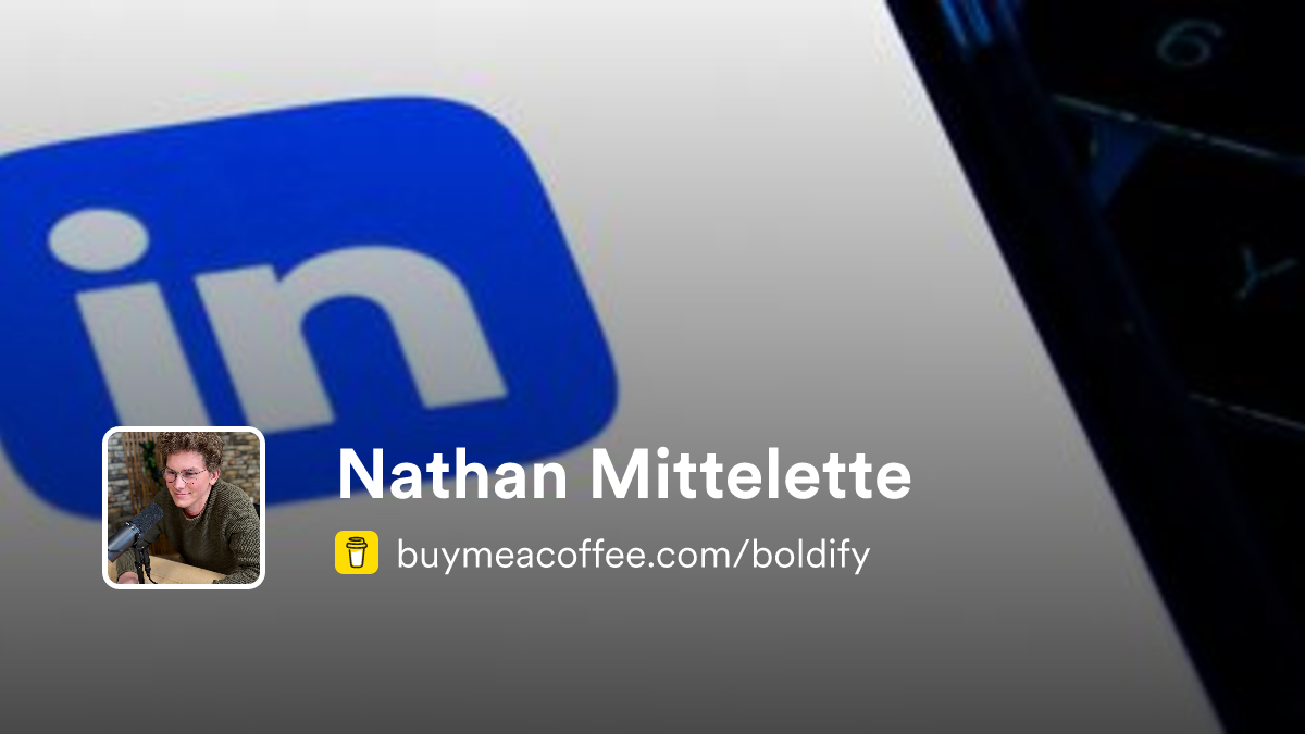 Nathan Mittelette - Buymeacoffee
