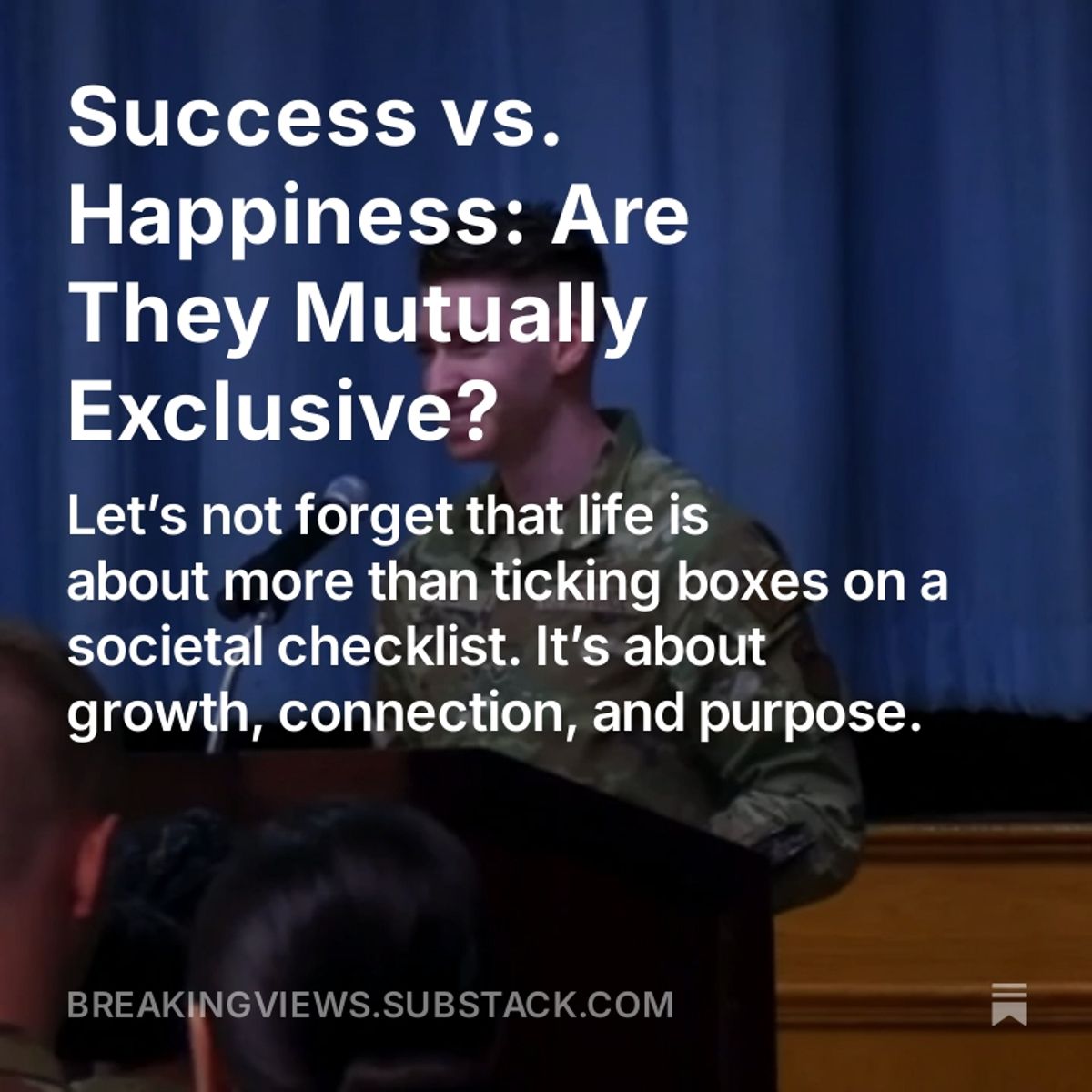Success vs. Happiness: Are They Mutually Exclusive? — John - Buymeacoffee