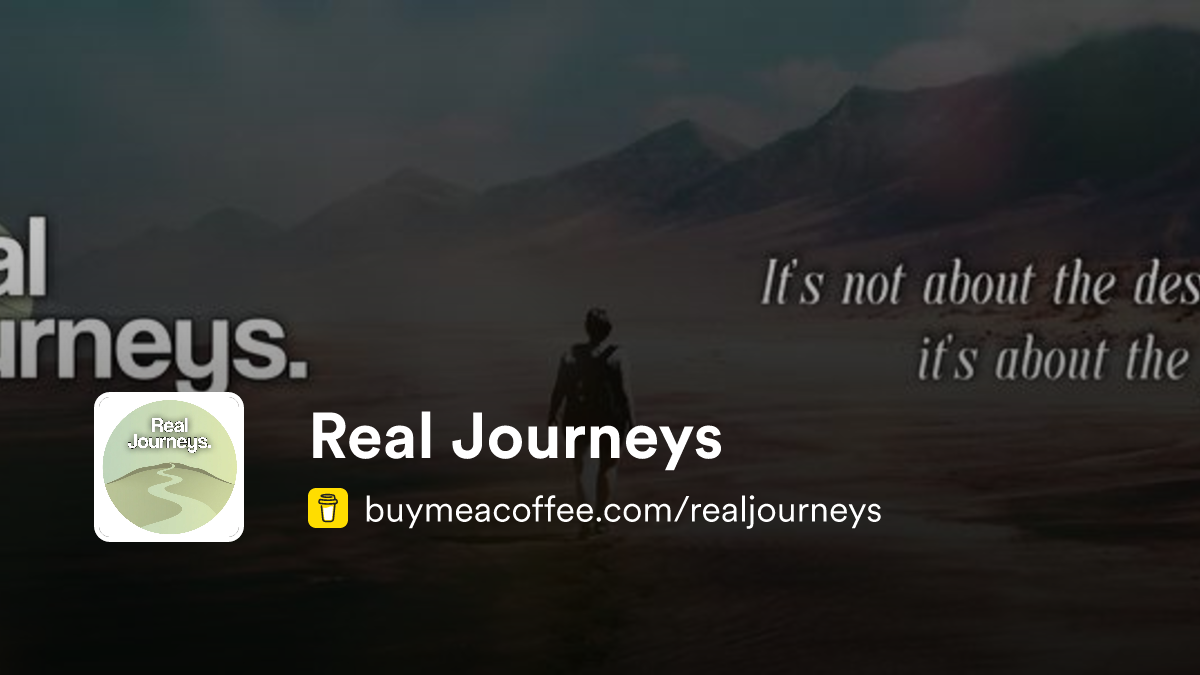Real Journeys - Buymeacoffee