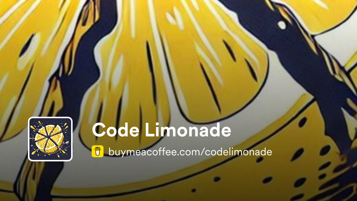 Code Limonade is Aprenda programação com Diversão! - Buymeacoffee