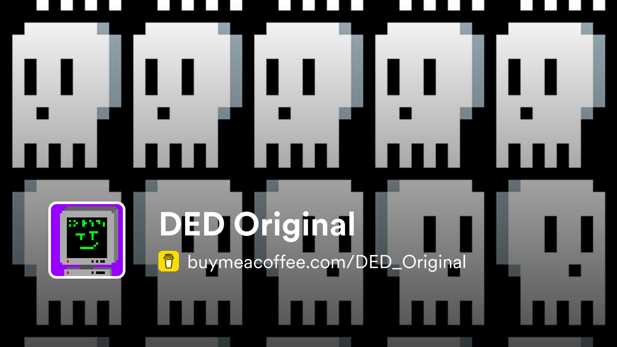 DED Original - Buymeacoffee