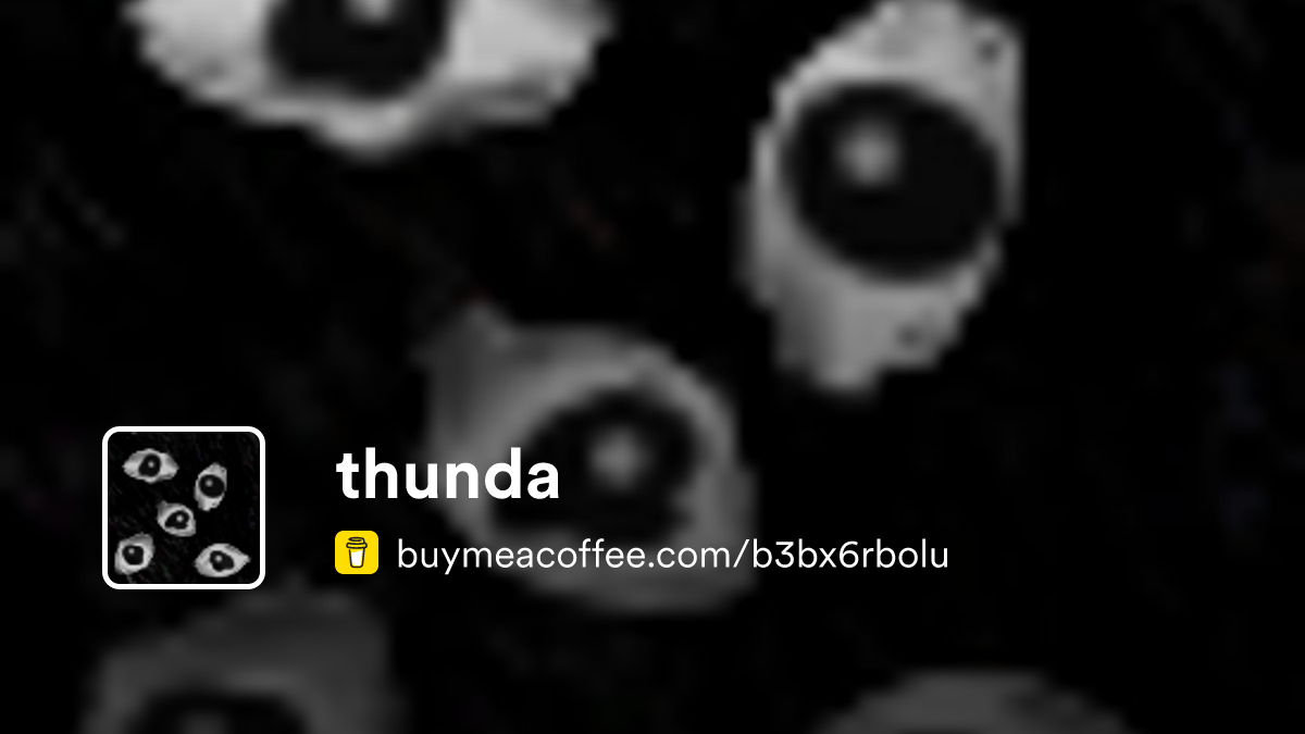 thunda - Buymeacoffee