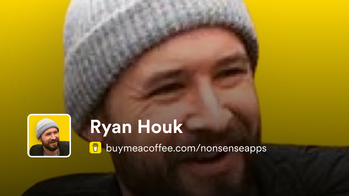 Ryan Houk - Buymeacoffee